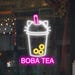 Boba Tea Neon Sign, Bubble Tea Custom LED Light, Milk Tea Neon Light ...