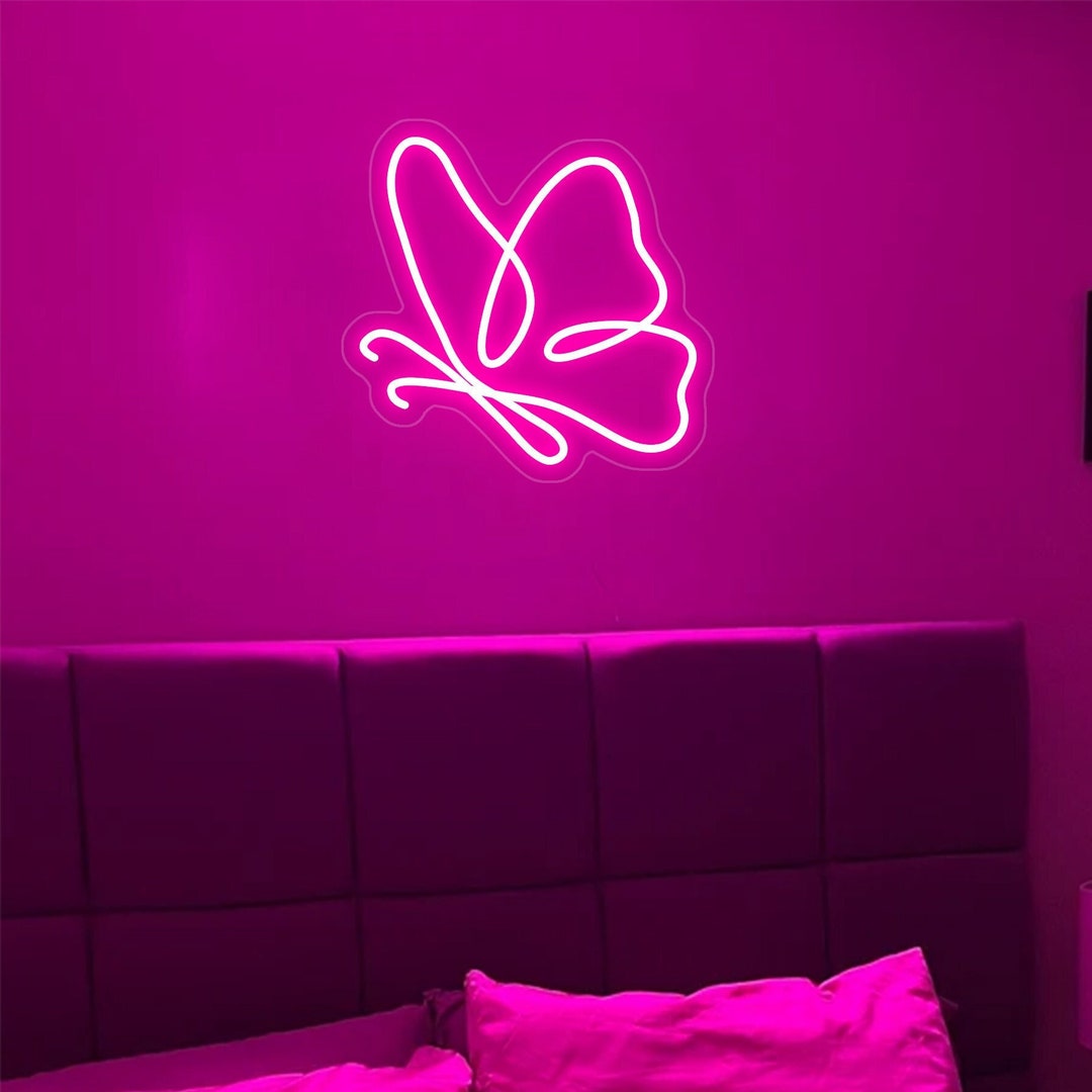 Butterfly Led Neon Sign Neon Light Gorgeous Light Home Decor Custom ...