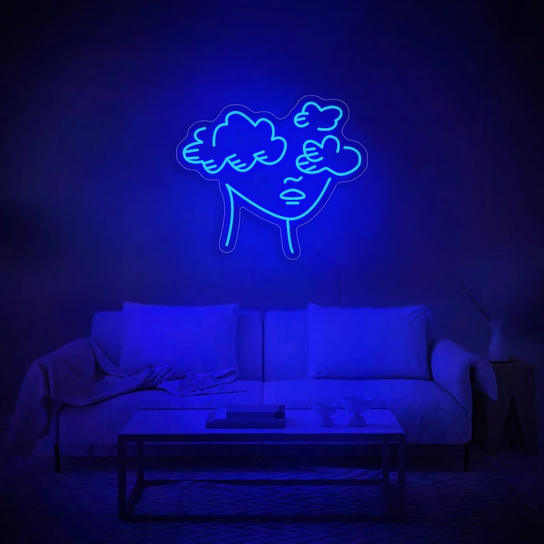 Pretty Girl LED Neon Sign Custom Neon Sign Art Light Girl - Etsy