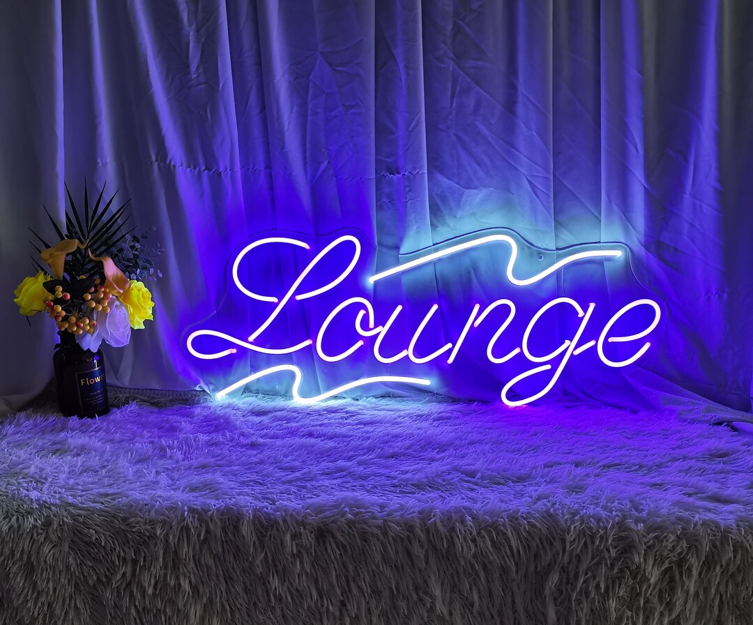 Lounge Neon Sign,club Neon Sign, Shop Led Sign, Bar Neon Sign, Pub Shop ...