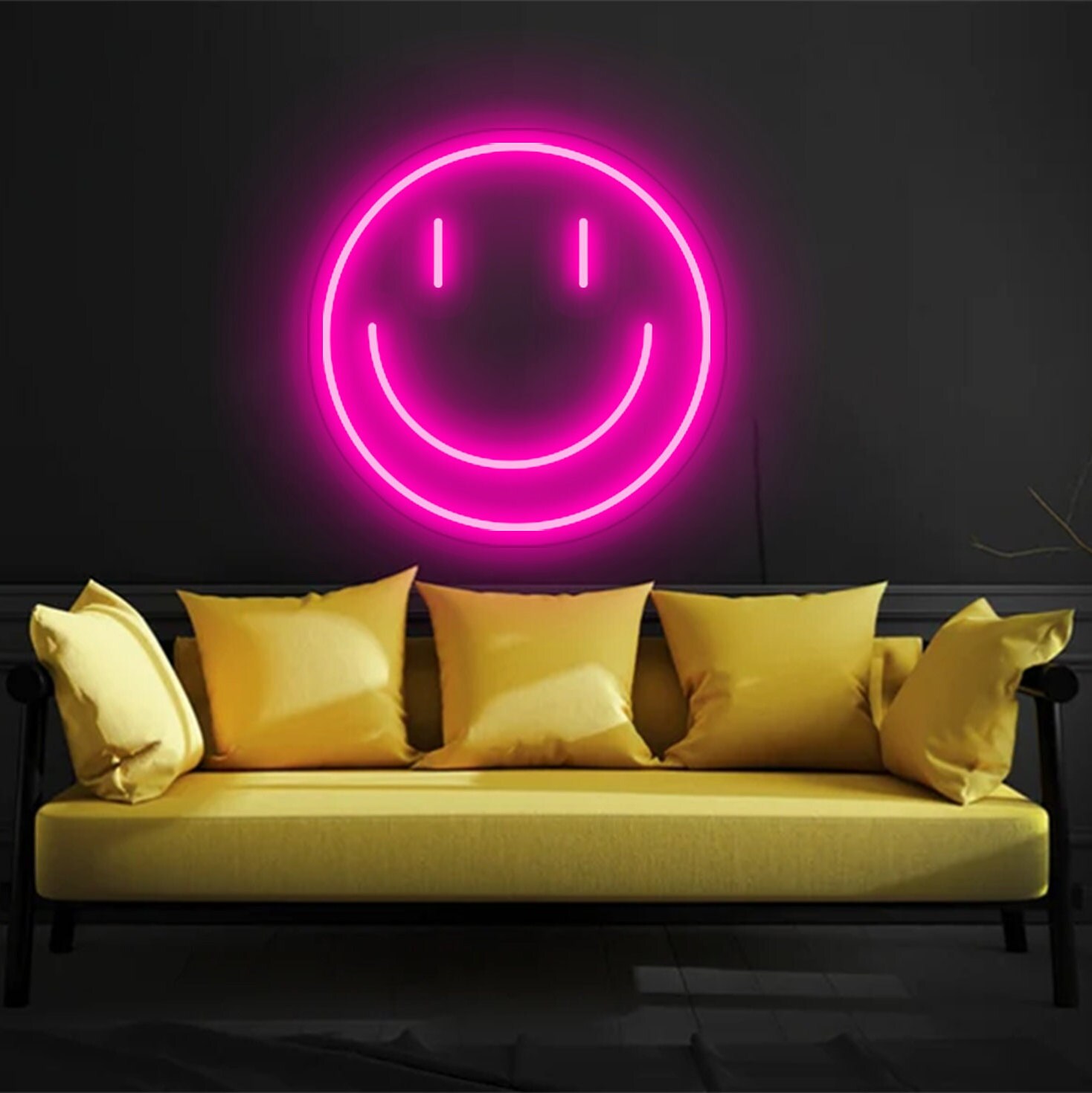 Smile Neon Signhome Decorationwall Art Neon LED Light for - Etsy
