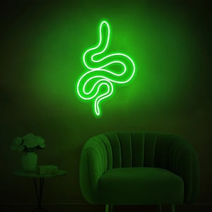Snake Led Neon Sign Neon Light Home Decor Custom Made Neon Light for ...