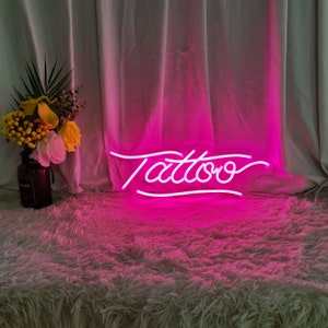 Tattoo Led Neon Sign Store Sign, Tattoo Studio Sign, Beauty Salon Sign ...