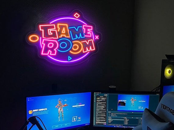 Game Room LED Neon Sign Custom Neon Sign Led Neon Gaming - Etsy