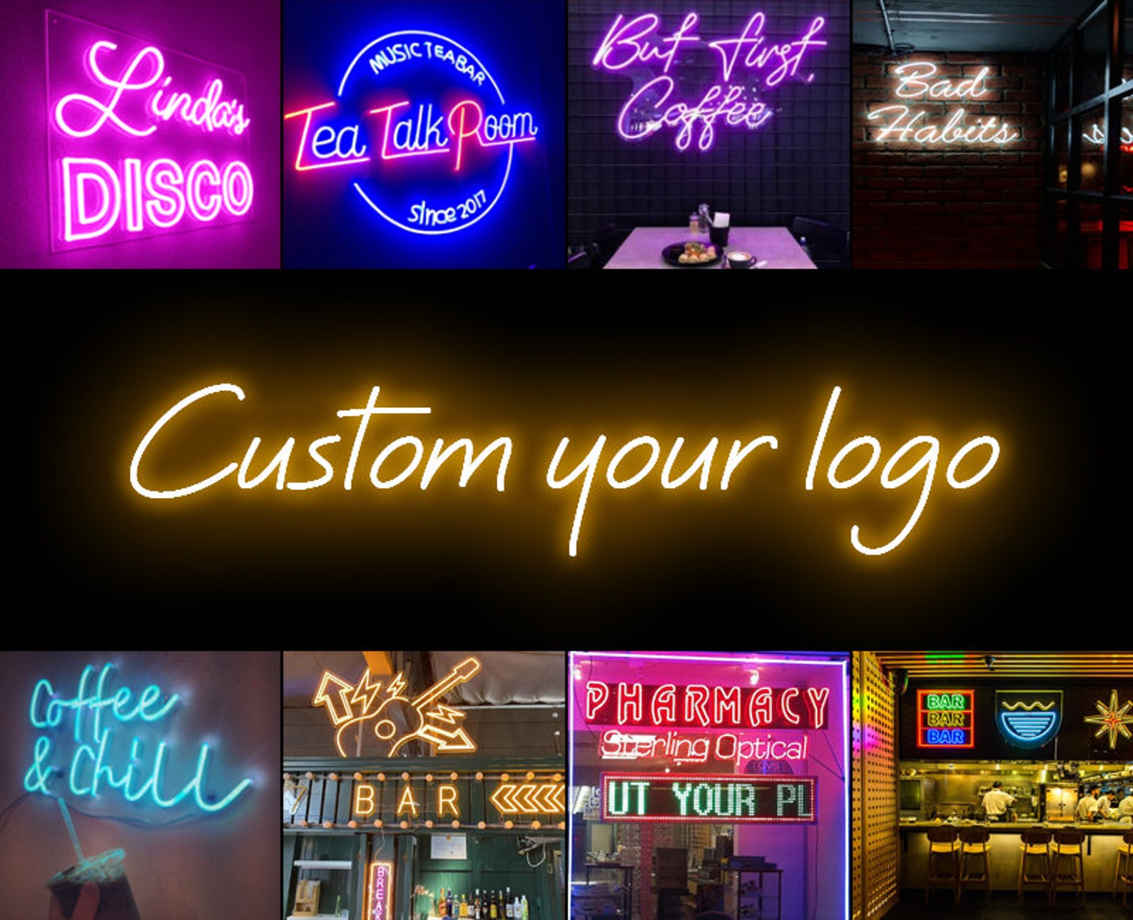 Custom Business Logo Sign Custom Your Shop Logo Company Logo | Etsy