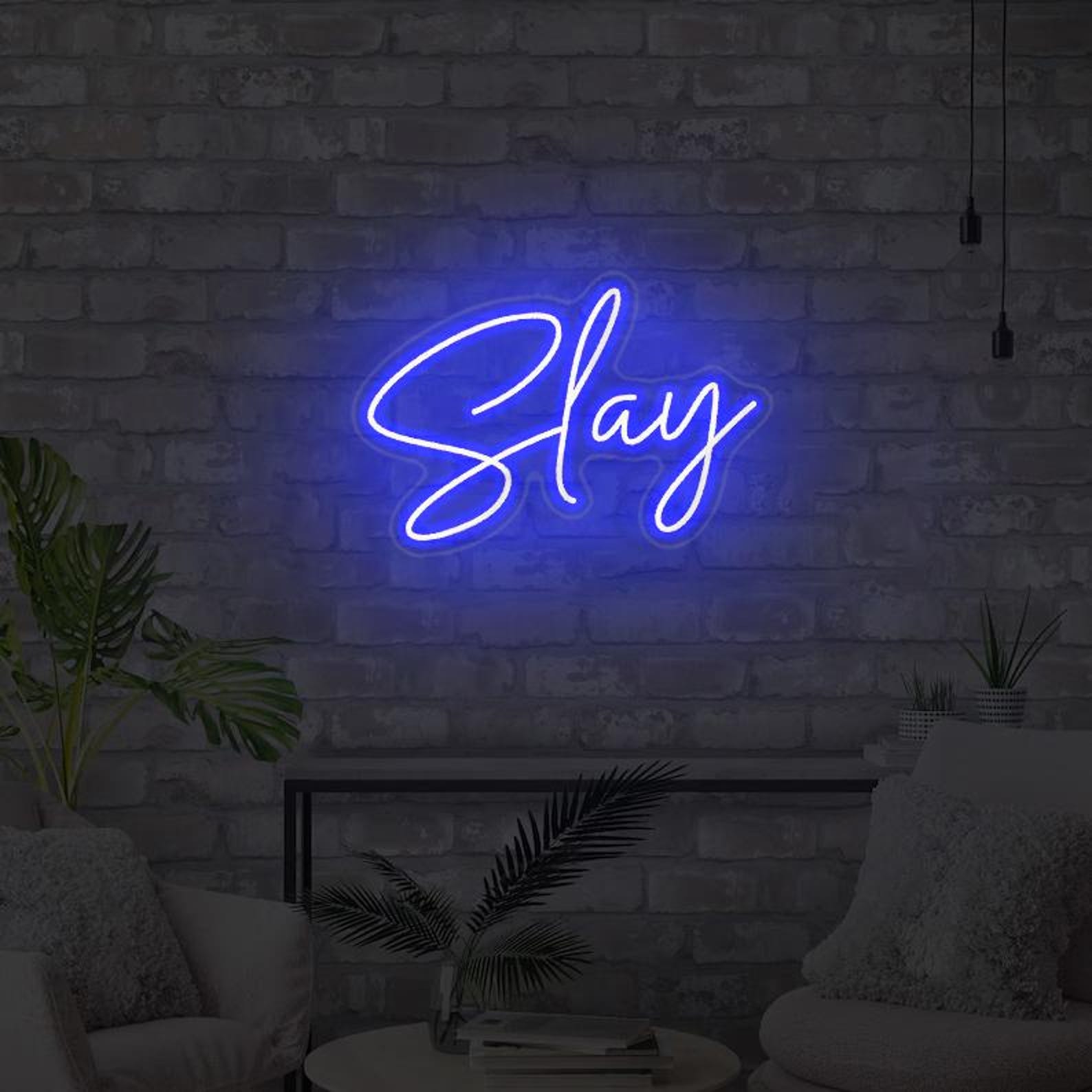 Slay Neon Sign Slay Neon Light Neon Sign for Bedroom Slay Neon Sign ...