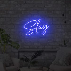 Slay Neon Sign Slay Red Neon Light Neon Sign for Bedroom Slay Neon Sign ...