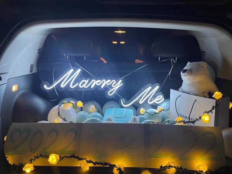 Marry Me Neon Sign Proposal Neon Sign Proposal Decoration - Etsy