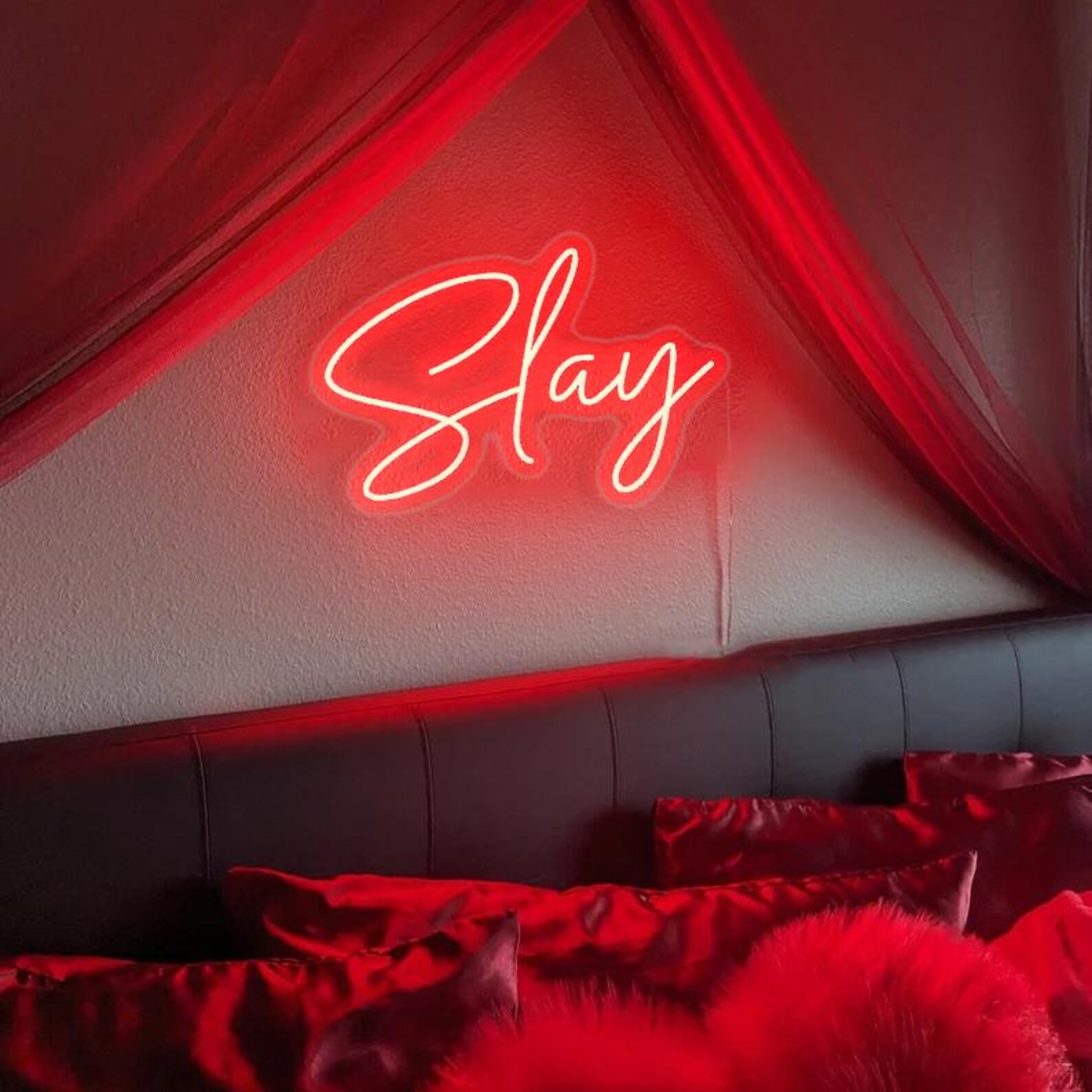 Slay Neon Sign Slay Neon Light Neon Sign for Bedroom Slay Neon Sign ...