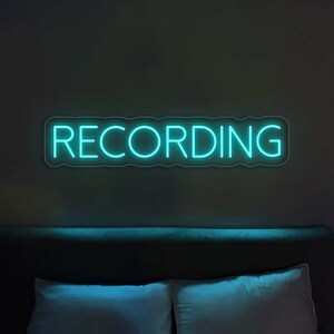 Recording LED Neon Sign, Recording Led Sign, Recording Light Sign ...