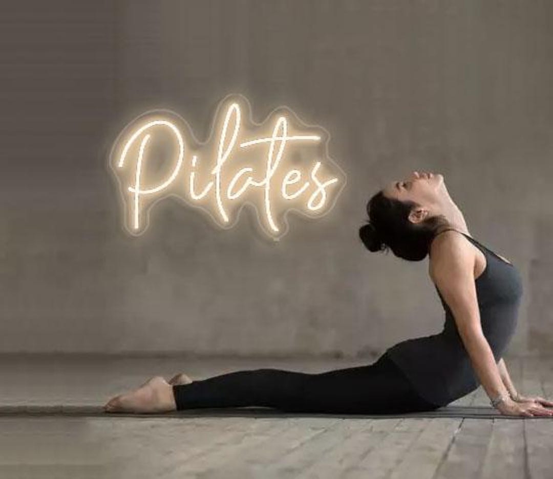 Pilates Neon Sign, Pilates LED Light Sign, Custom Led Neon Decor for ...