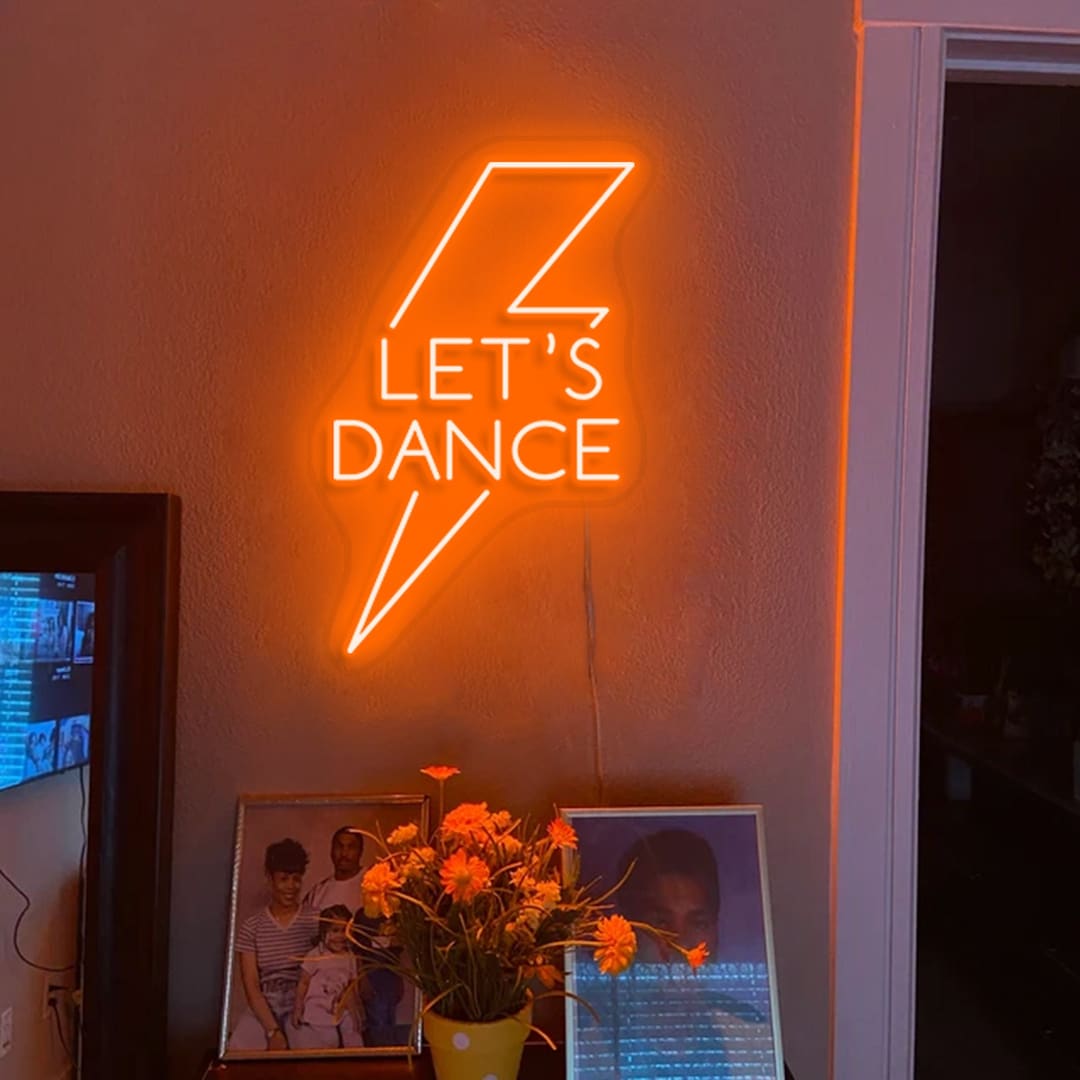 Let's Dance Led Neon Sign Party Decoration Music Bar Decor Home Decor ...