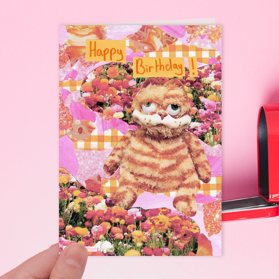 Happy Birthday!, Fat Orange Cat | Funny Silly Cursed Orange Fat Cat ...