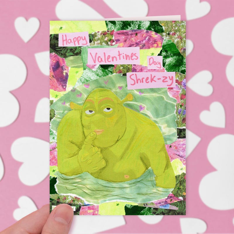 Shrek Valentines Cards - Etsy