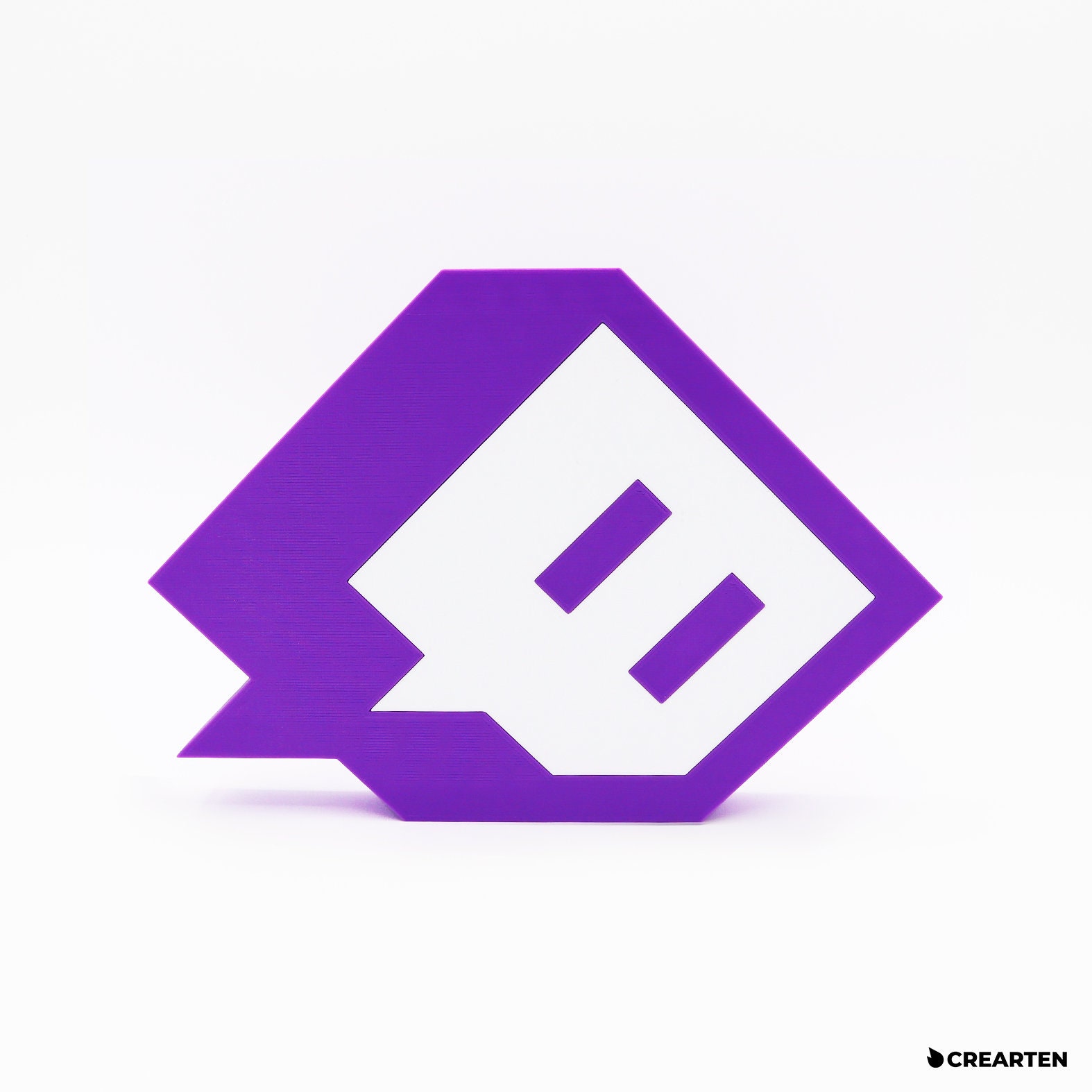 Twitch 3D Logo Streamer Gift Desk Sign Glitch Sign Twitch - Etsy