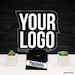 Custom LED Logo Lamp – Personalized Light up Acrylic Light for Business ...