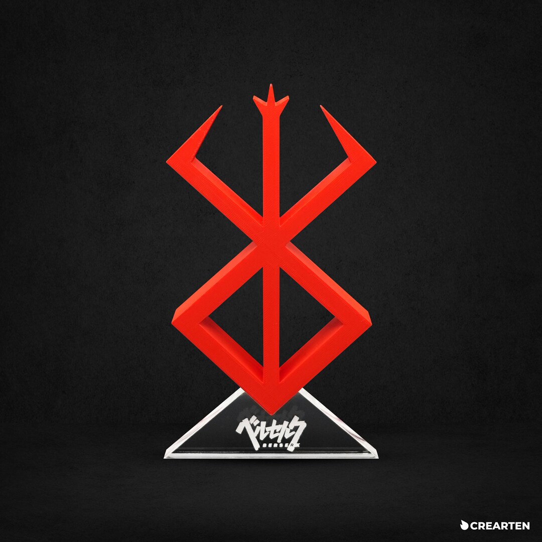 BERSERK 3D Print, 3D Logo, Brand of Sacrifice 3D, 3D Print Brand of ...