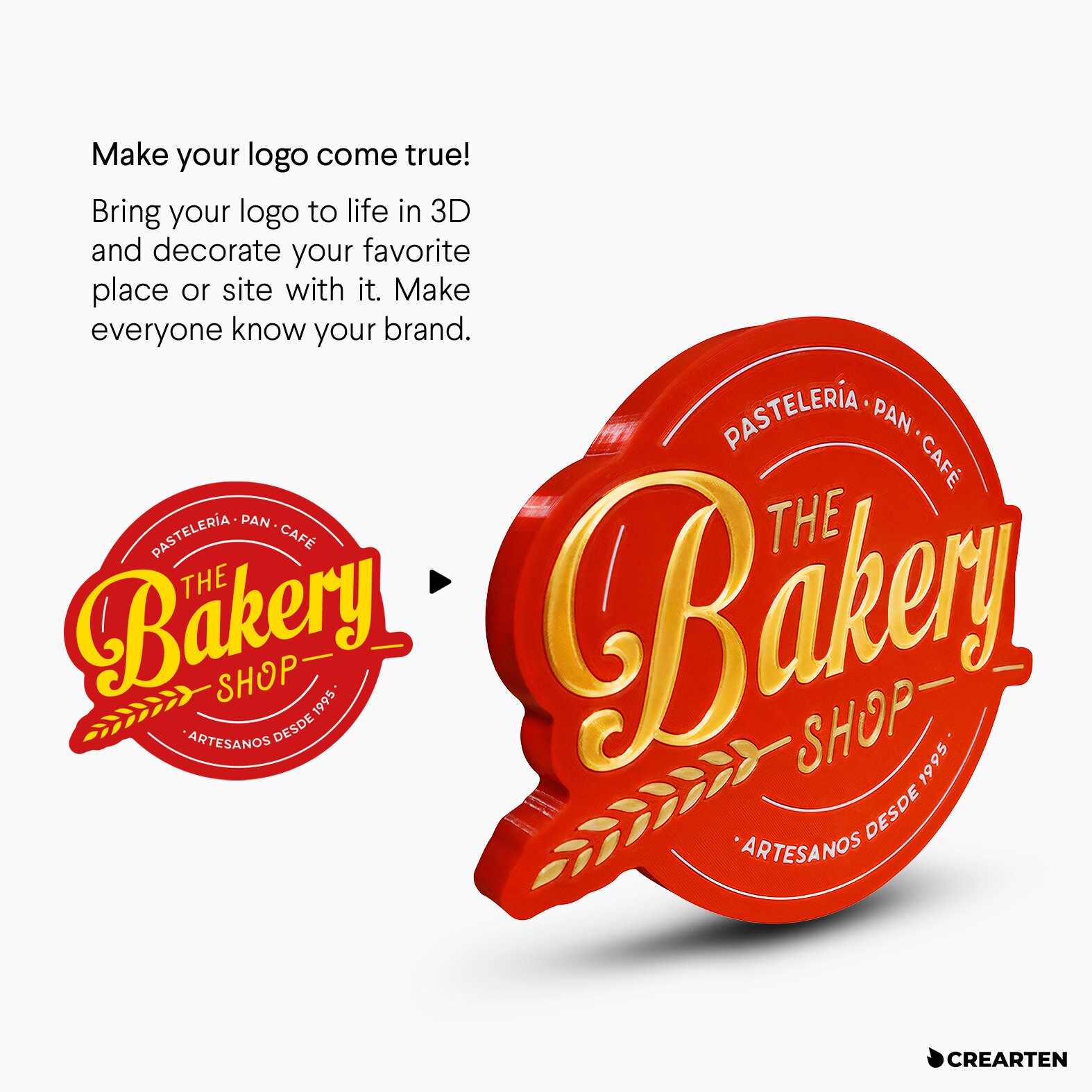 Your Logo 3D 3D Logo 3D Print Logo Logo 3D Logo 3D Print - Etsy Hong Kong