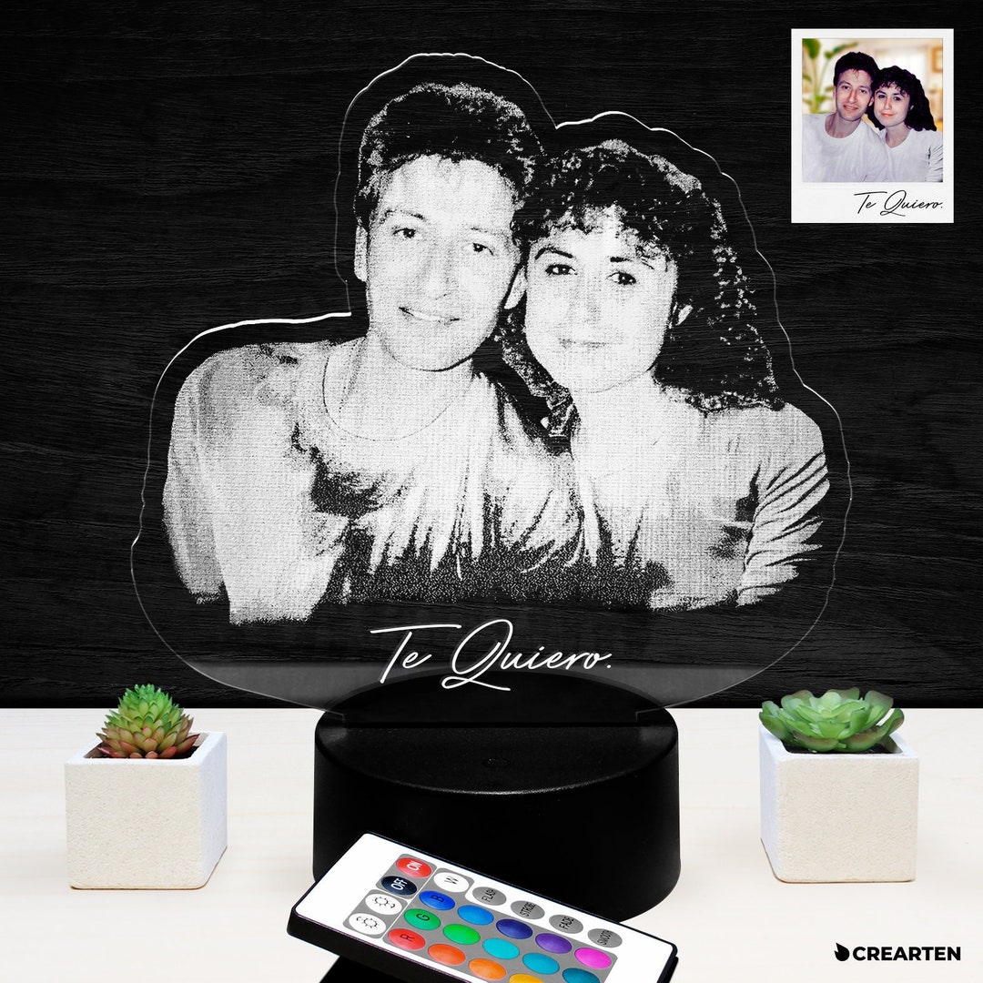 Your Couple LED Lamp, Love LED Lamp, Your Couple Lamp, Couple Photo ...