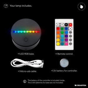 Your Photo With Frame - LED RGB Custom Lamp - Etsy