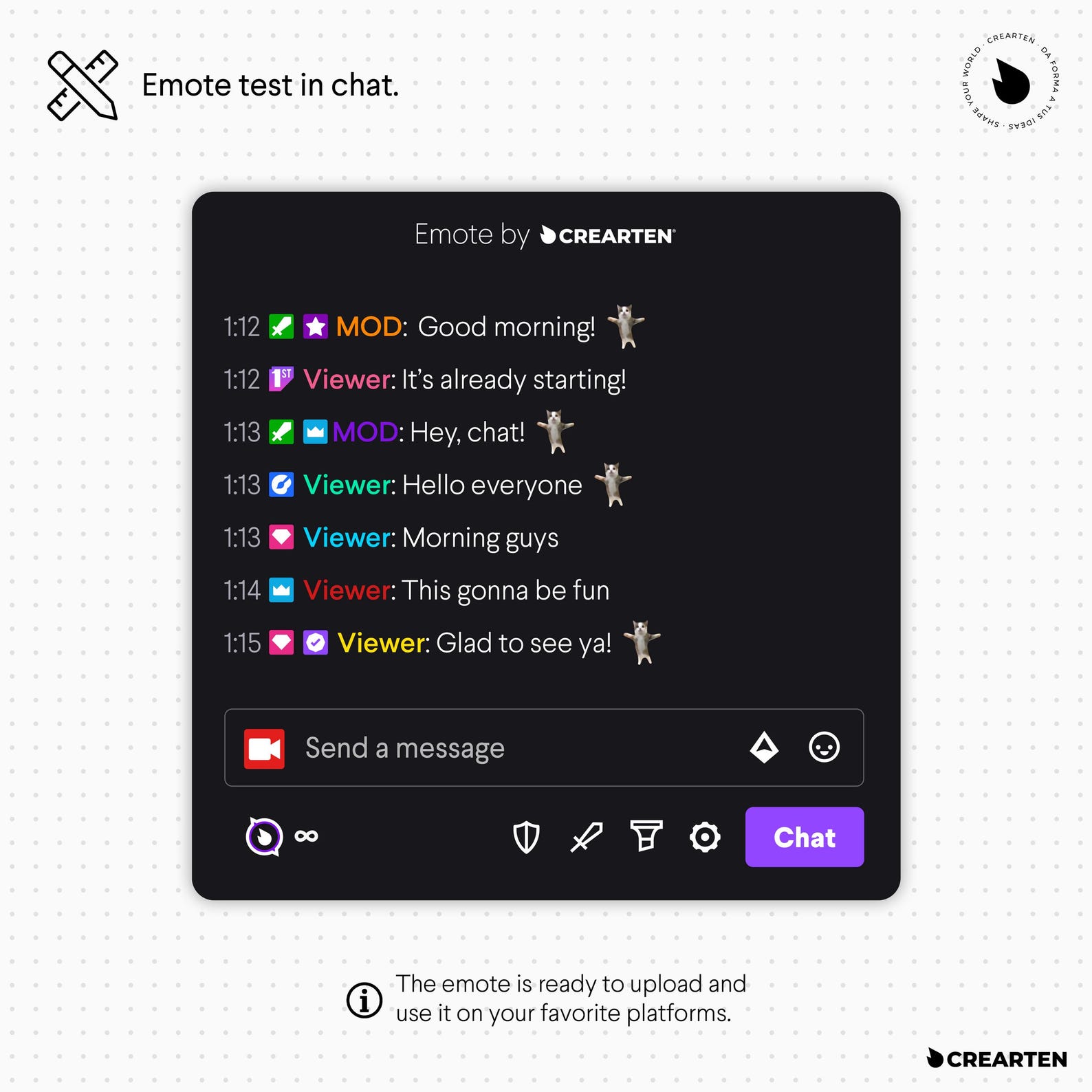 Happy Cat Emote - Happy Cat Dance, Happy Meme, Happy Emote, Twitch ...