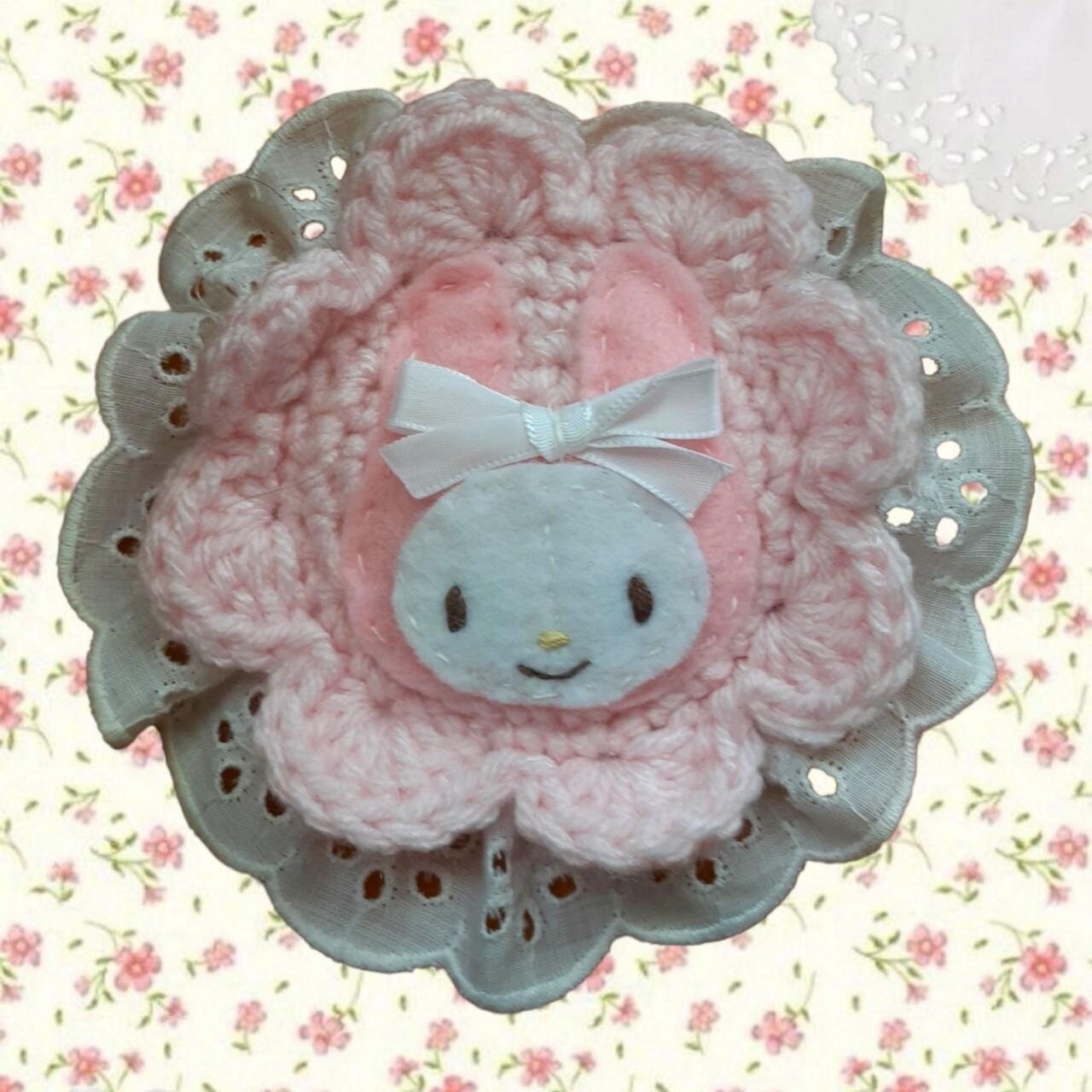 Frilly Character Hairpin Handmade Crochet Lacy Cult Party - Etsy