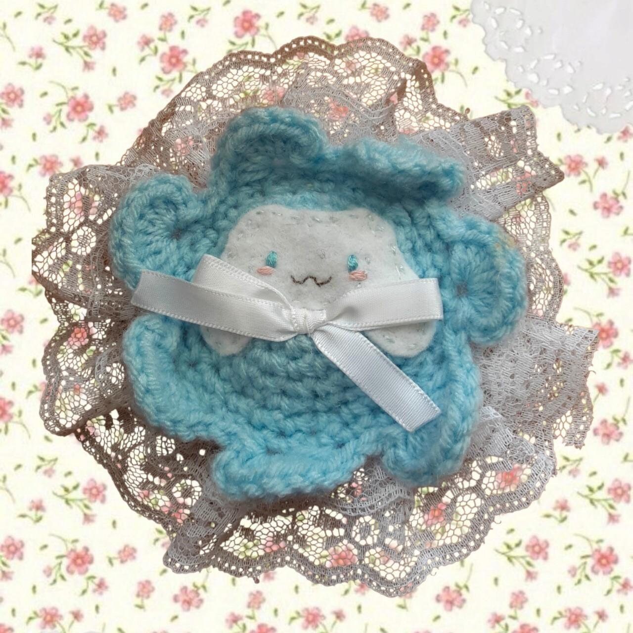 Frilly Character Hairpin Handmade Crochet Lacy Cult Party - Etsy