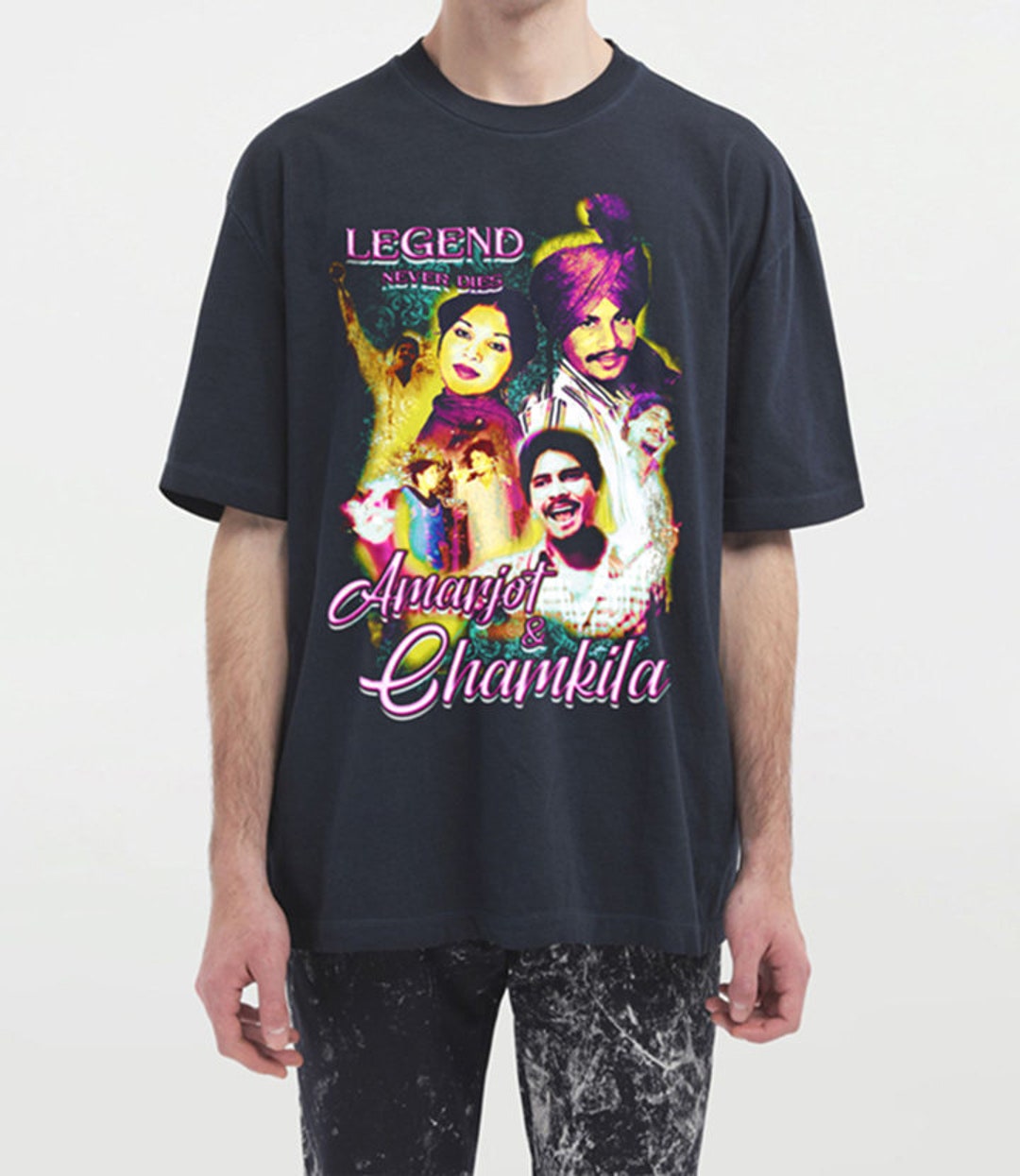 CHAMKILA Vintage T-shirt | | Punjabi Singer| Desi Apparel | Indian ...