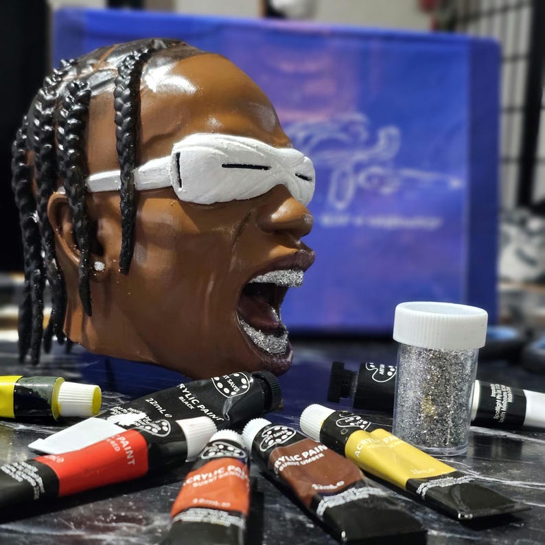 Travis Scott Head - Etsy