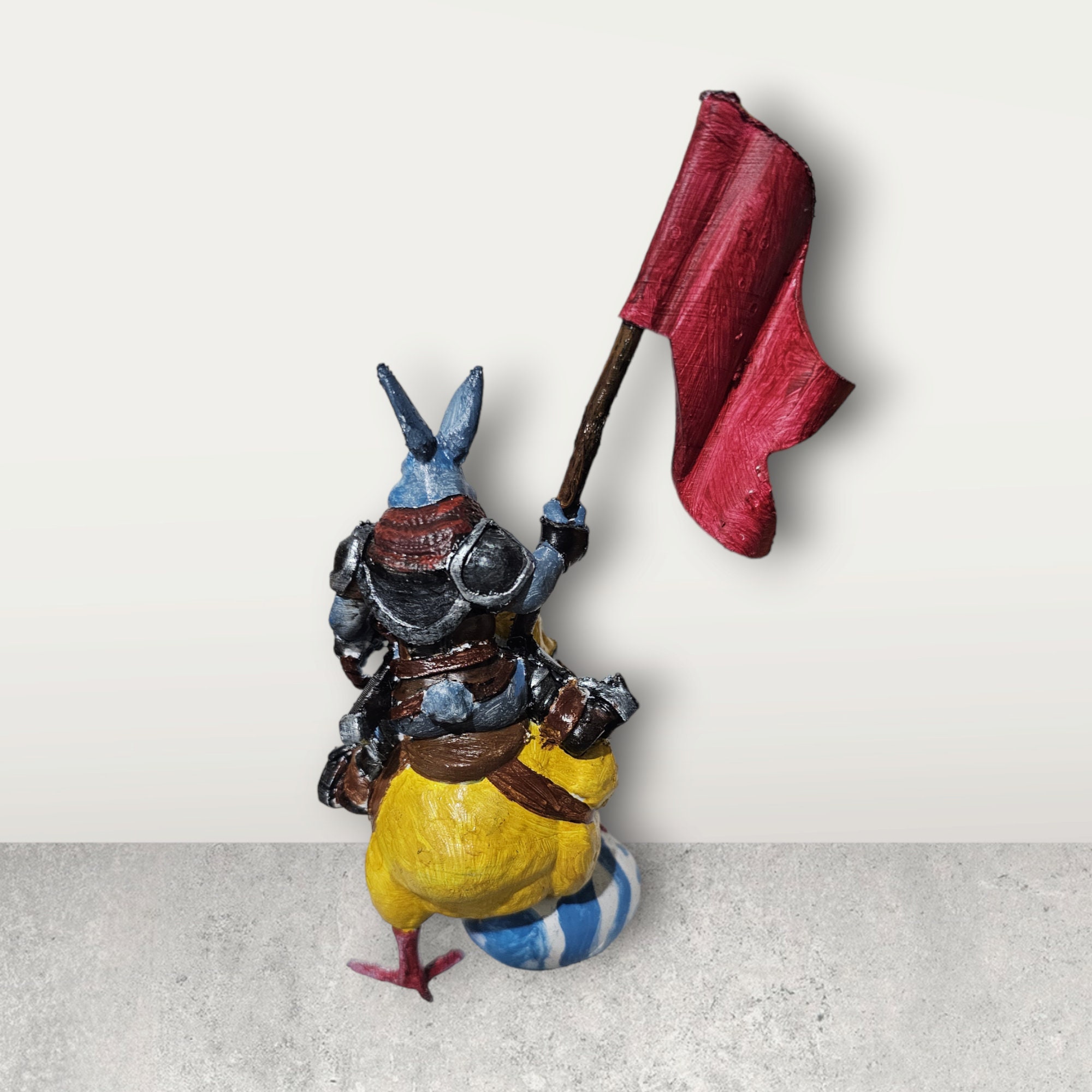 Bunny Warrior Figure Hand Painted - Etsy