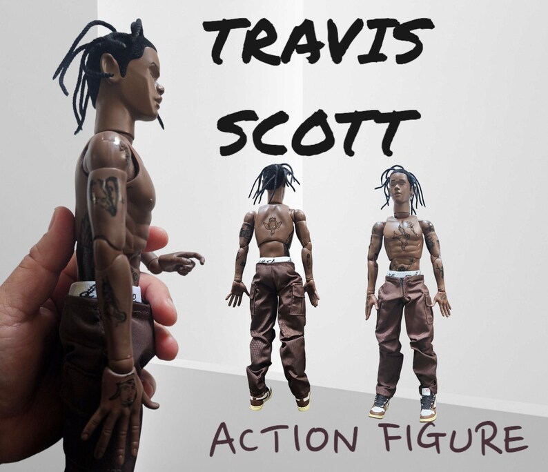 Traviss Scott Figure Ut0pia - Rodeo Custom Figures - Etsy