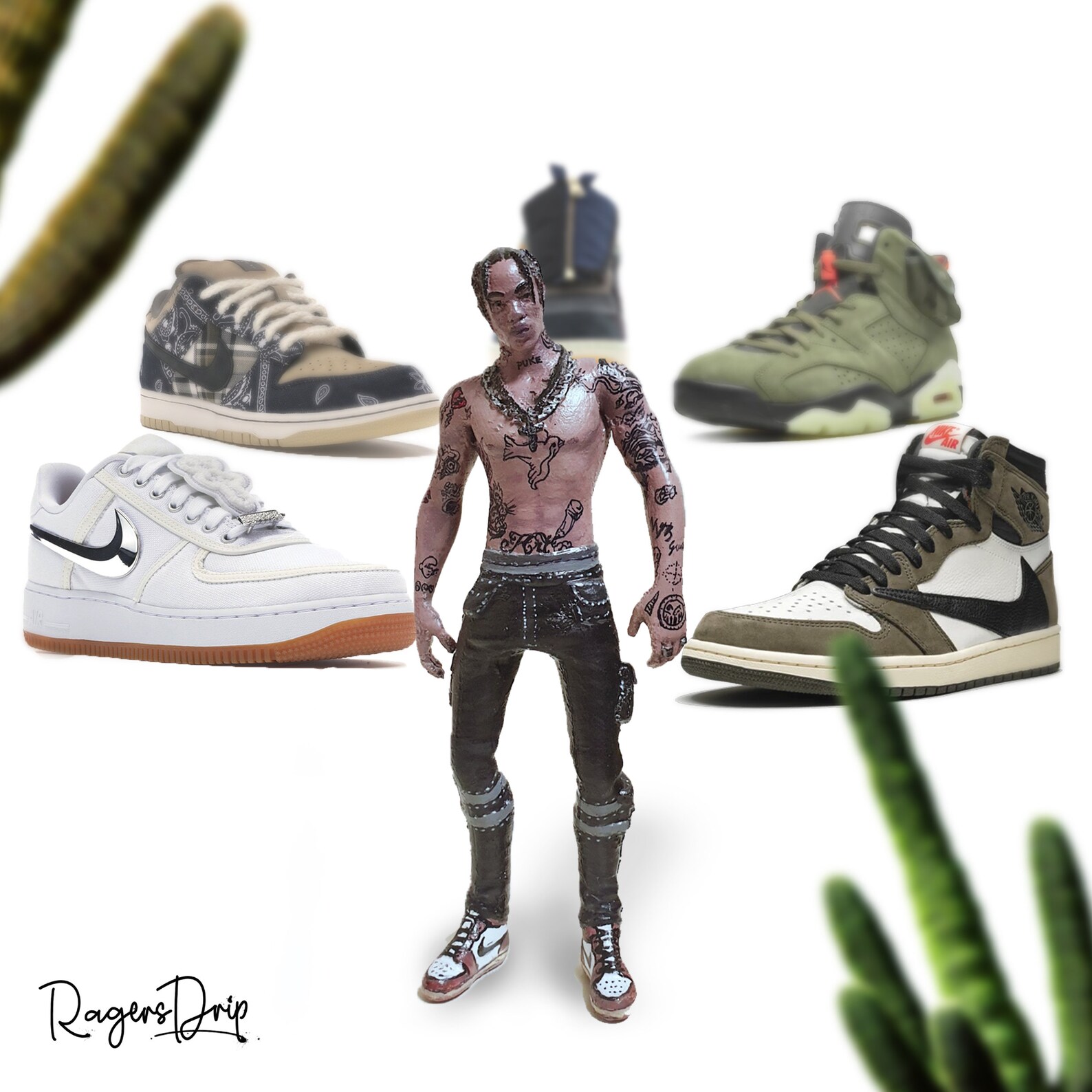 Traviss Scott Figure 3d - Etsy