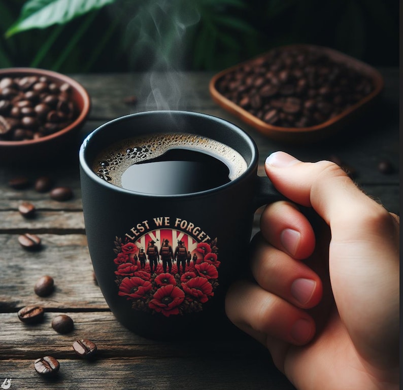 Anzac Day Veterans Remembrance Day Scene Poppy Flowers Clipart Lest We ...