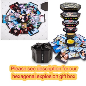 Explosion Gift Box (5 Layers) DIY Photo Album Anniversary Exploding ...