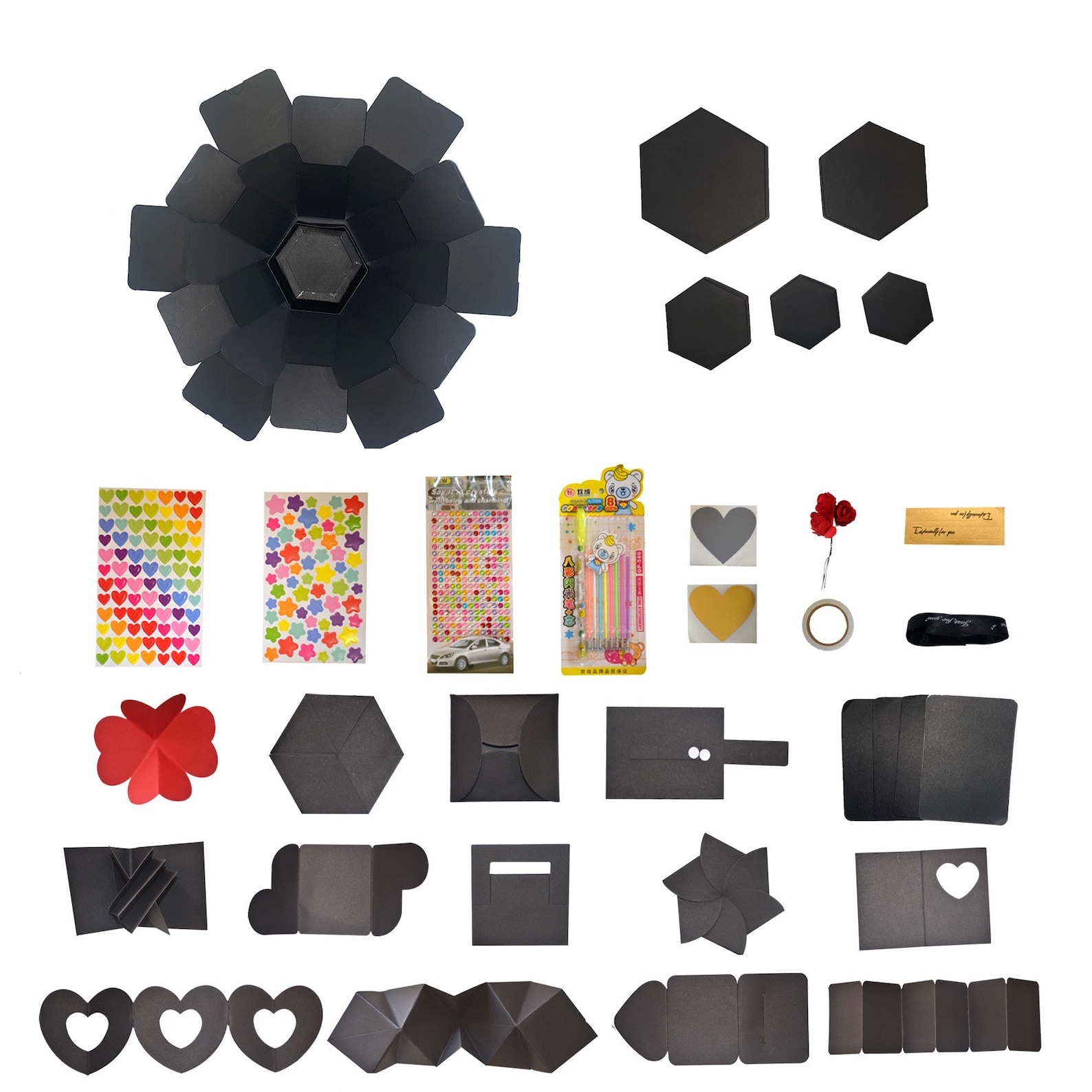 Explosion Gift Box DIY Photo Album Scrapbook for Birthday - Etsy