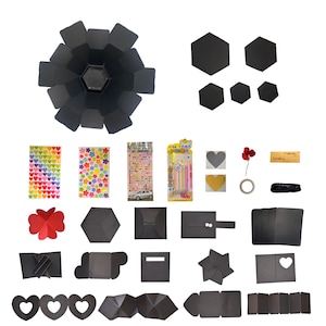 Explosion Gift Box DIY Photo Album Scrapbook for Birthday Anniversary ...