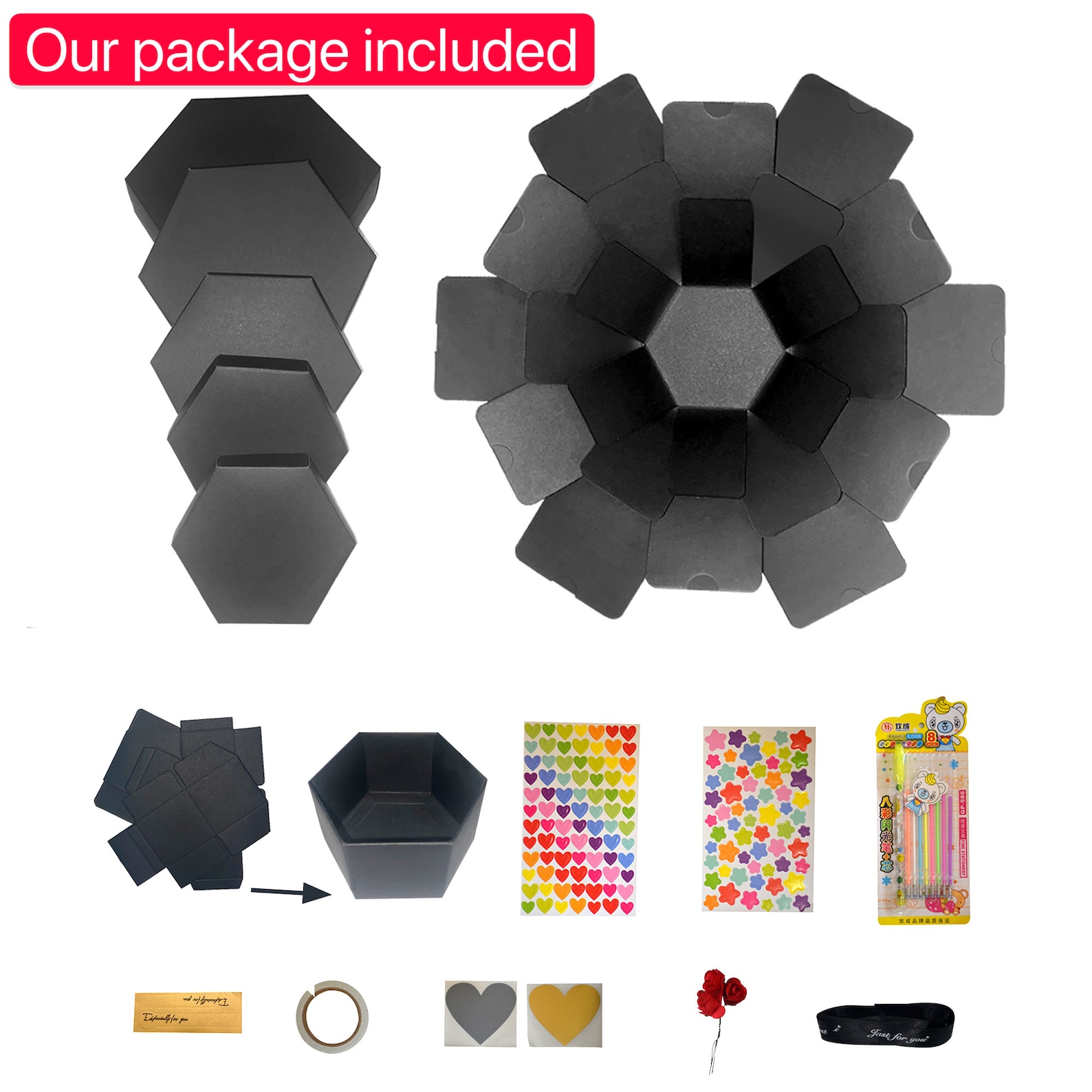 Explosion Gift Box DIY Photo Album Scrapbook for Birthday - Etsy