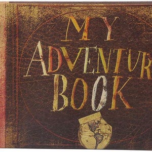 My Adventure Book Pixar up Handmade DIY Family Scrapbook, Great Gift ...