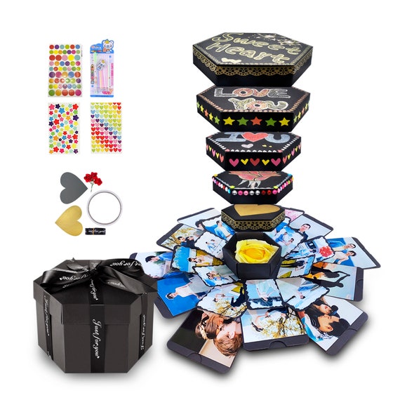 Exploding photo box store