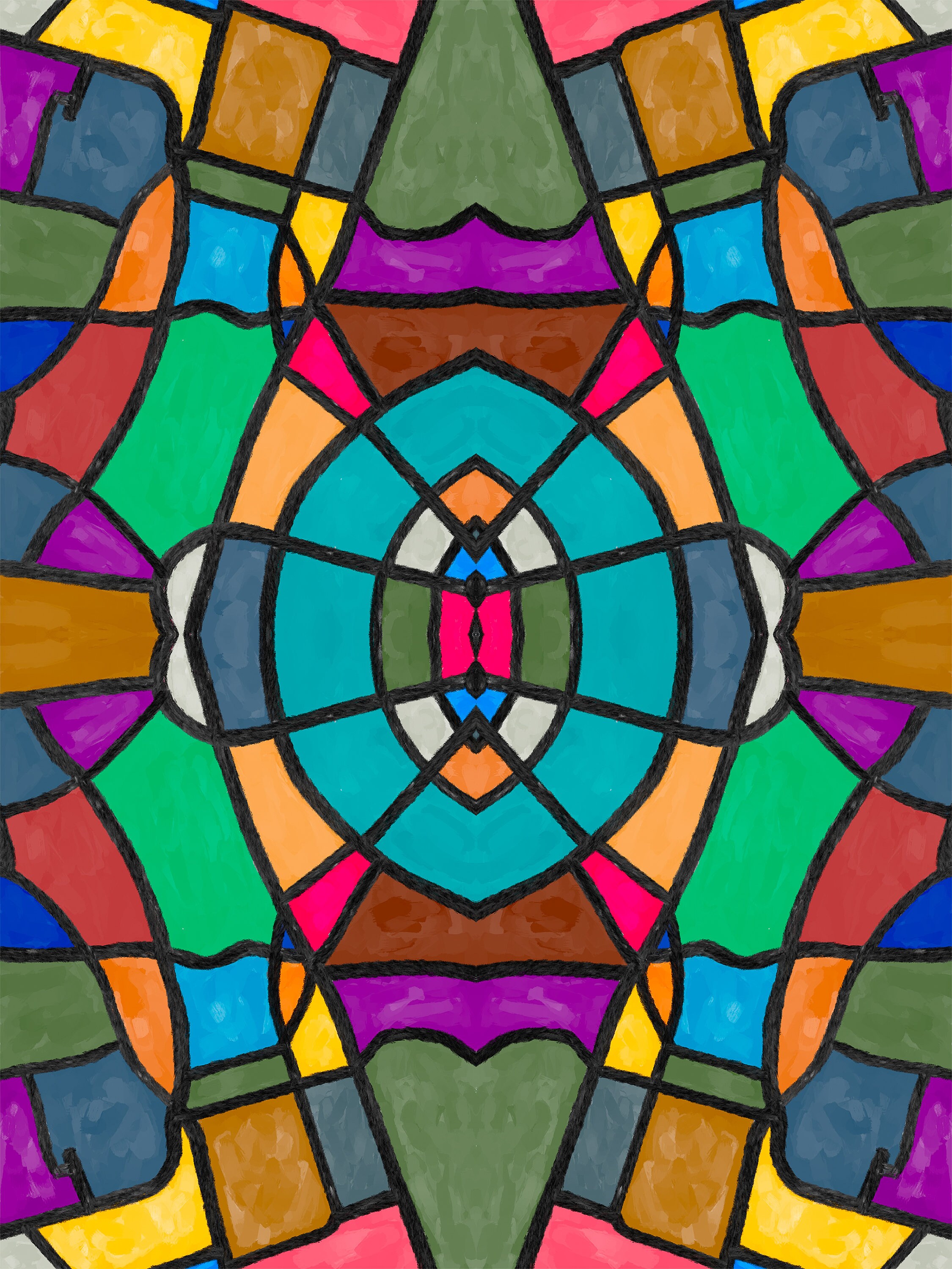 Stained Glass London Map #3 - Etsy