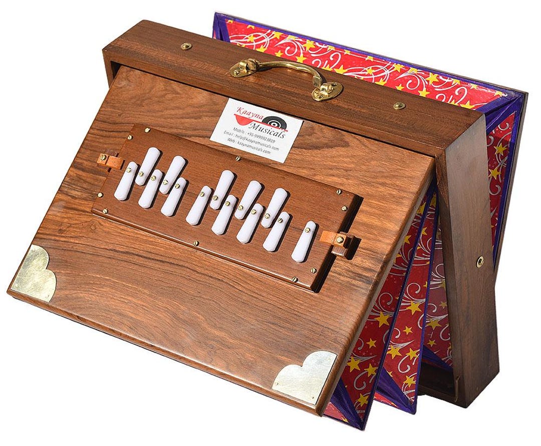 Teak Wood Shruti Box: 13-key, Lower Tone, With Gig Bag - Etsy