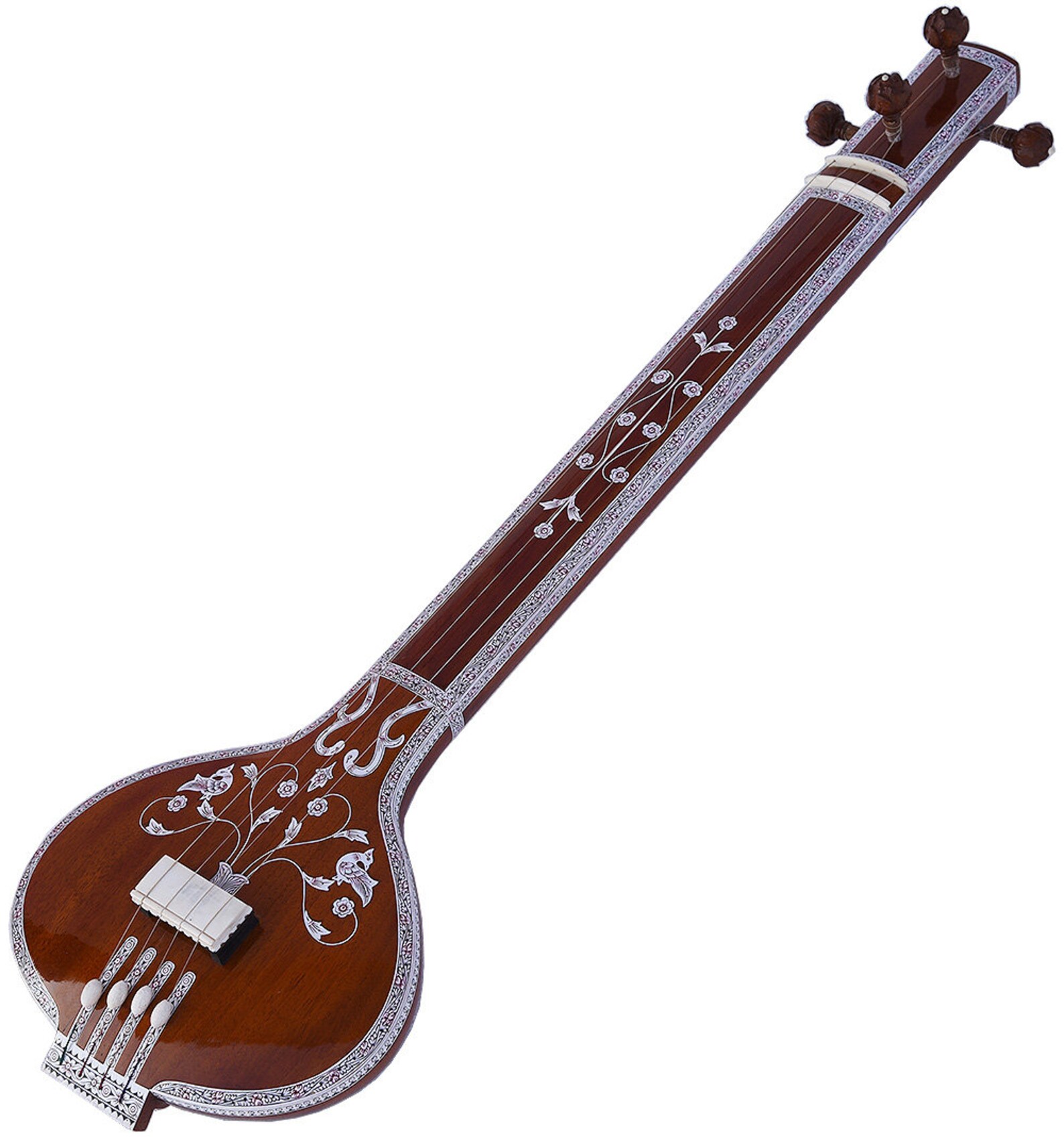 Tanpura Tambura Tanpuri 4 Main String Tun Wood Natural | Etsy