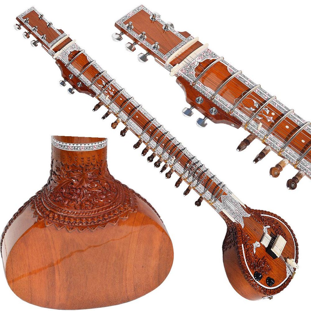 Sitar Ravi Shankar Style With Carry Bag- 7 Main, 12 to 13 Sympathetic ...
