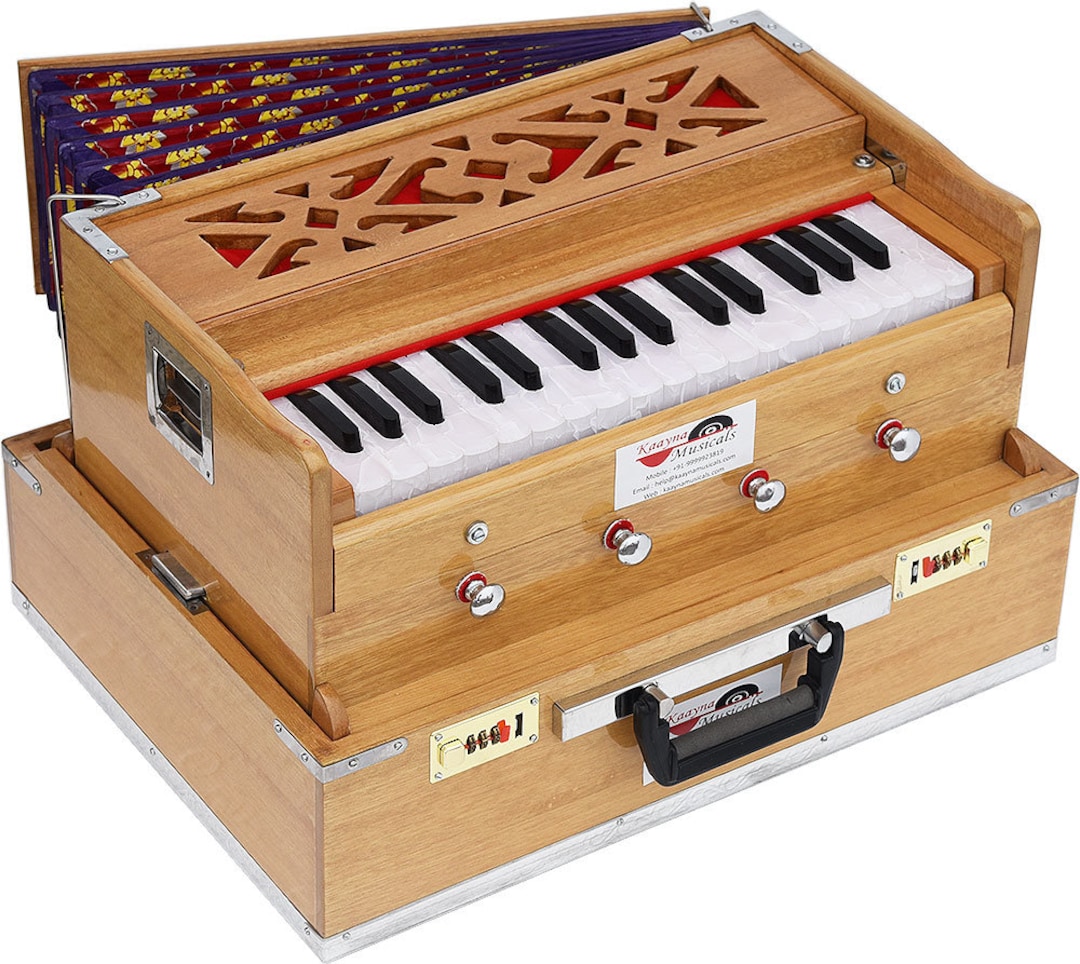 Mini Traveler Harmonium 2.5 Octave by Kaayna Musicals 2.5 Octave 4 ...