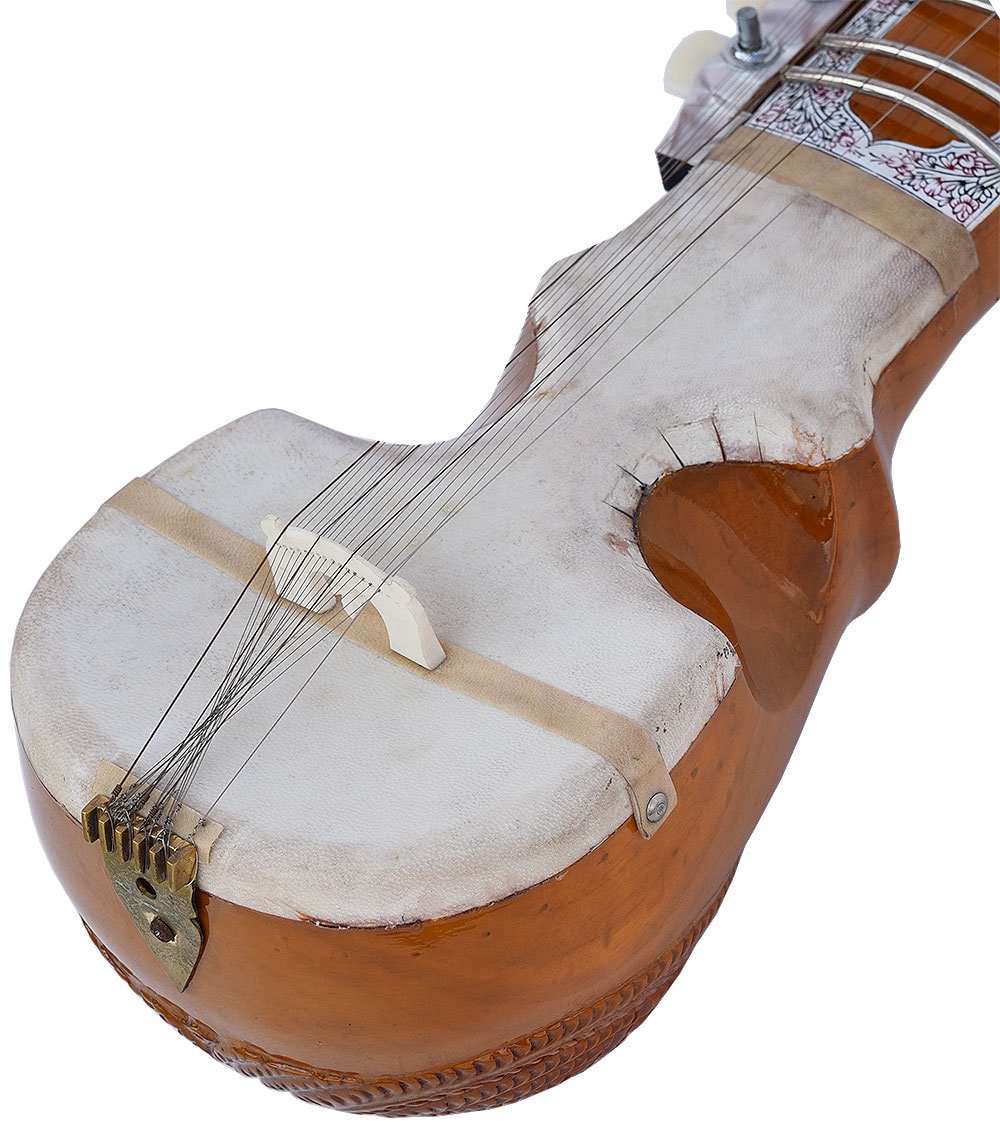 Esraj With Fiber Hard Case, Machine Head Tuning, 4 Main-15 Sympathetic ...