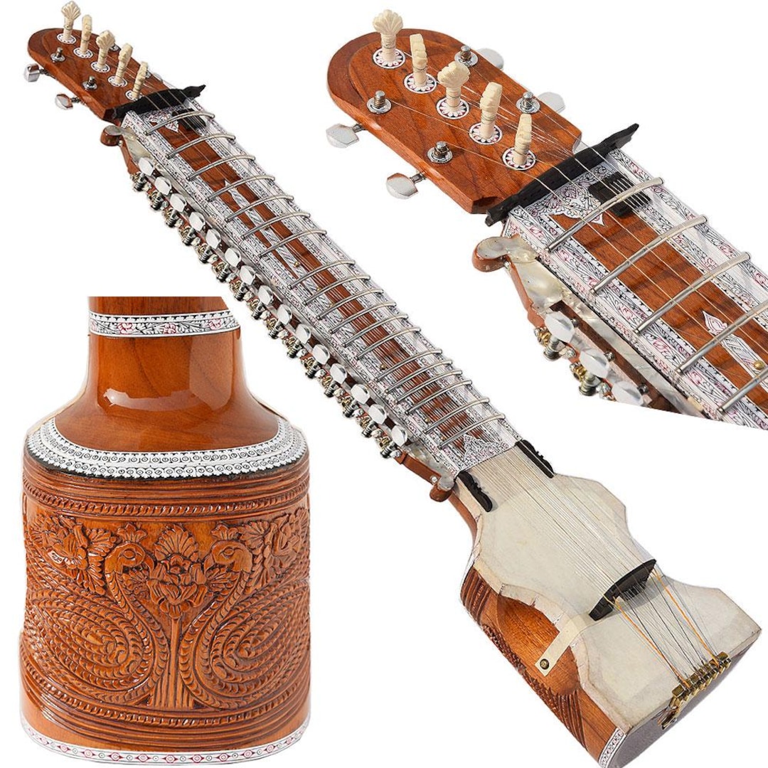 Dilruba With Fiber Hard Case, Machine Head Tuning, 4 Main- 15 ...