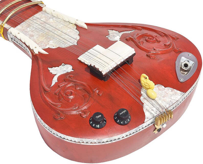 Sitar Ravi Shankar Style Beginner Model 7 Main, 12 to 13 Sympathetic ...