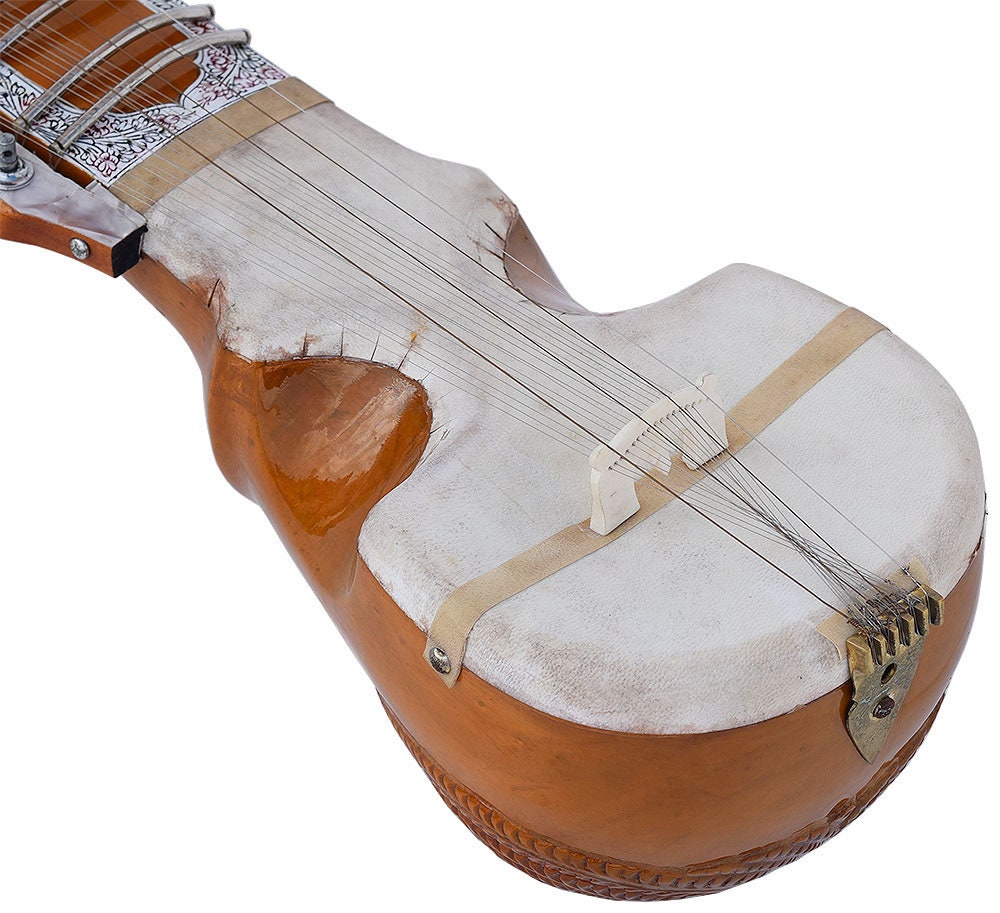 Esraj With Fiber Hard Case, Machine Head Tuning, 4 Main-15 Sympathetic ...