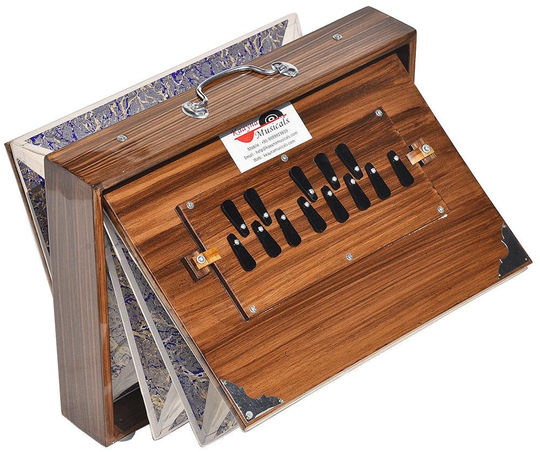 Teak Finish Shruti Box: 13 Key, Lower Tone, With Gig Bag - Etsy