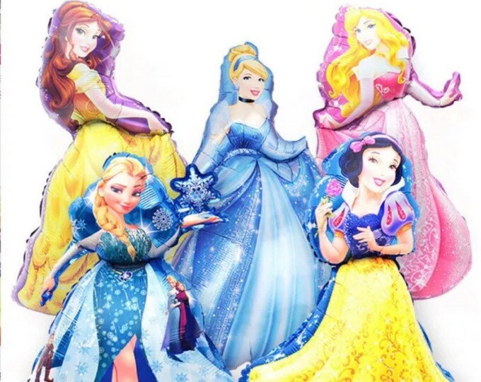 4 Princess Cake Toppers Birthday Party Decoration - Etsy UK